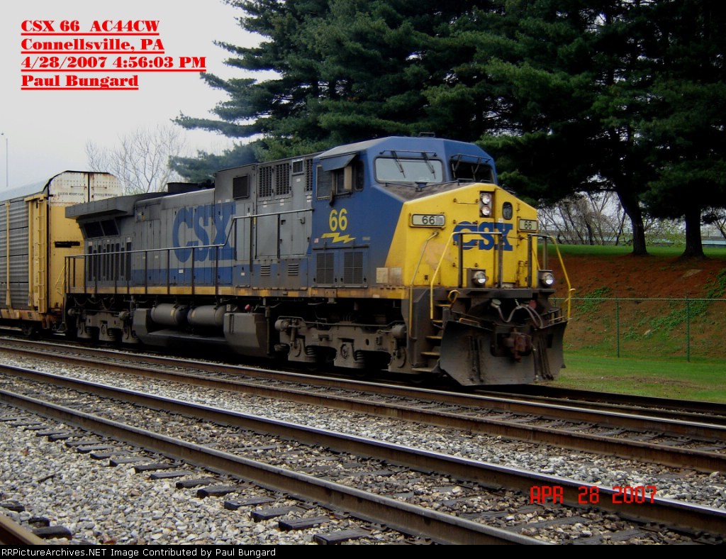 CSX 66 AC44CW April 28, 2007